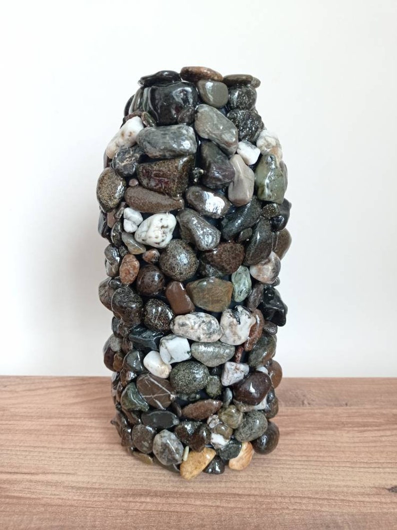 Recycled Natural Handmade Stone Vase - Etsy