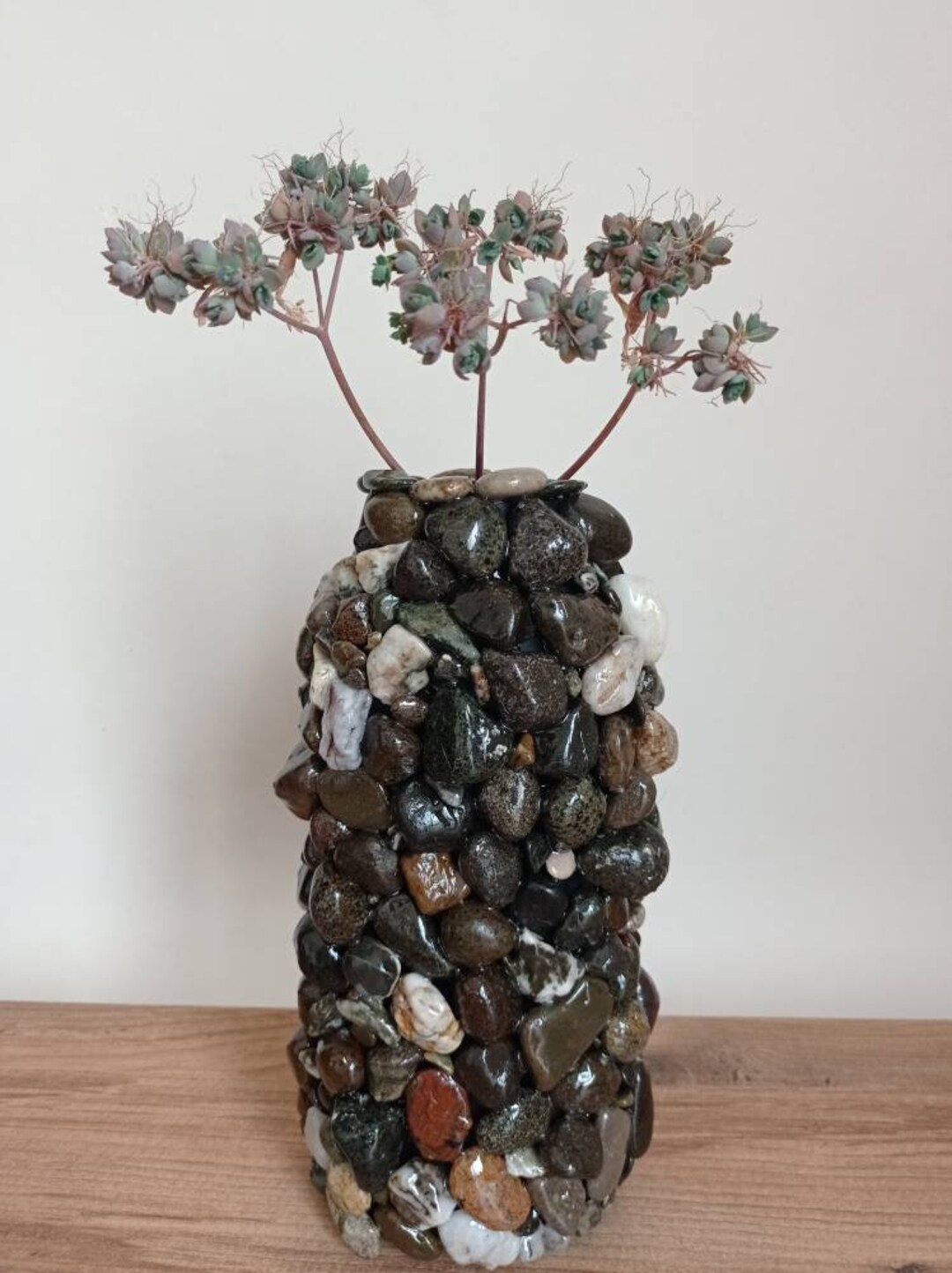 Recycled Natural Handmade Stone Vase - Etsy