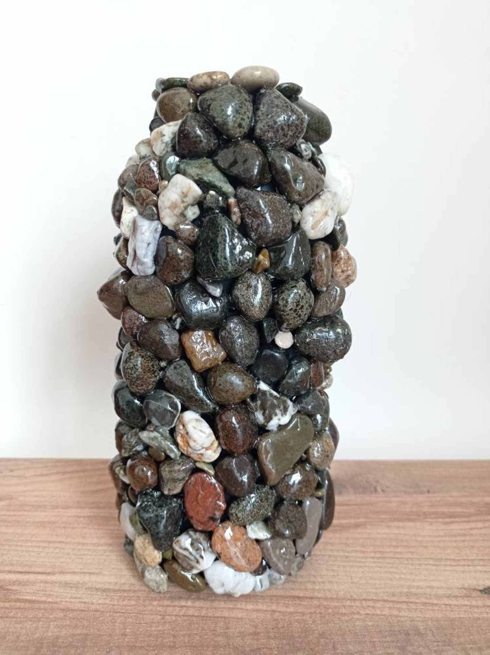 Recycled Natural Handmade Stone Vase - Etsy