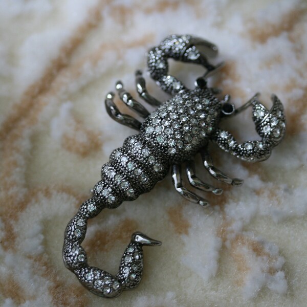 Scorpion Brooch - Etsy