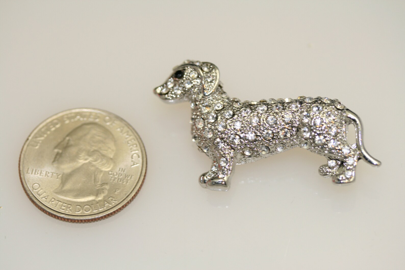 Rhinestone Cute Dachshund Pin Dog Pin Brooch Rhinestone Dog - Etsy