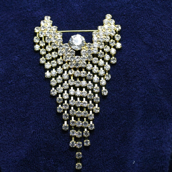 Rhinestone Angel Pin - Etsy