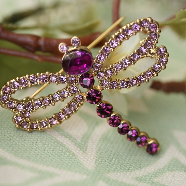 Dragonfly Brooch - Etsy