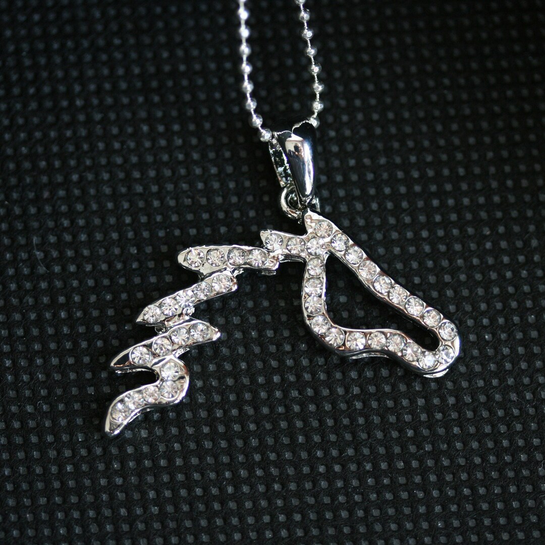 Rhinestone Jewelry Horse Necklace Horse Head Pendant Equestrian Themed ...