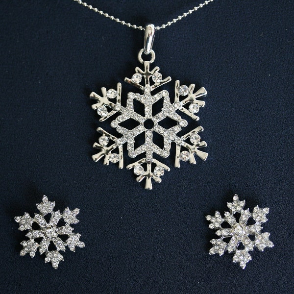 Snowflake Jewelry - Etsy