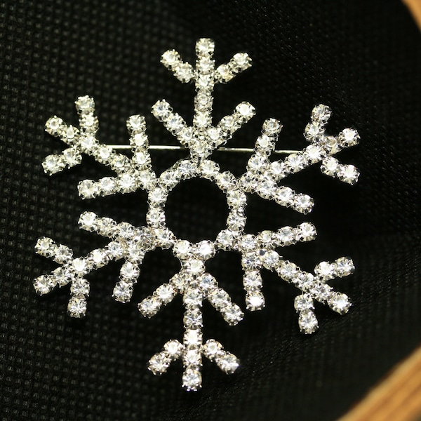 Snowflake Brooch Pin - Etsy