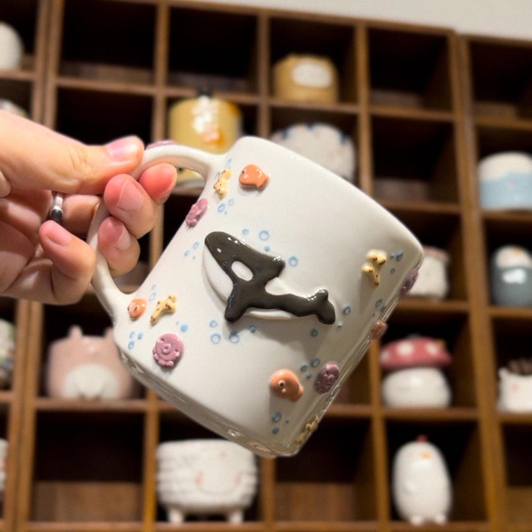 Orca Cup, Regular Size, New Design is for Both Left-handed and Right ...