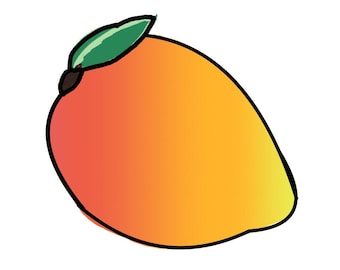 Mango Sticker | Etsy