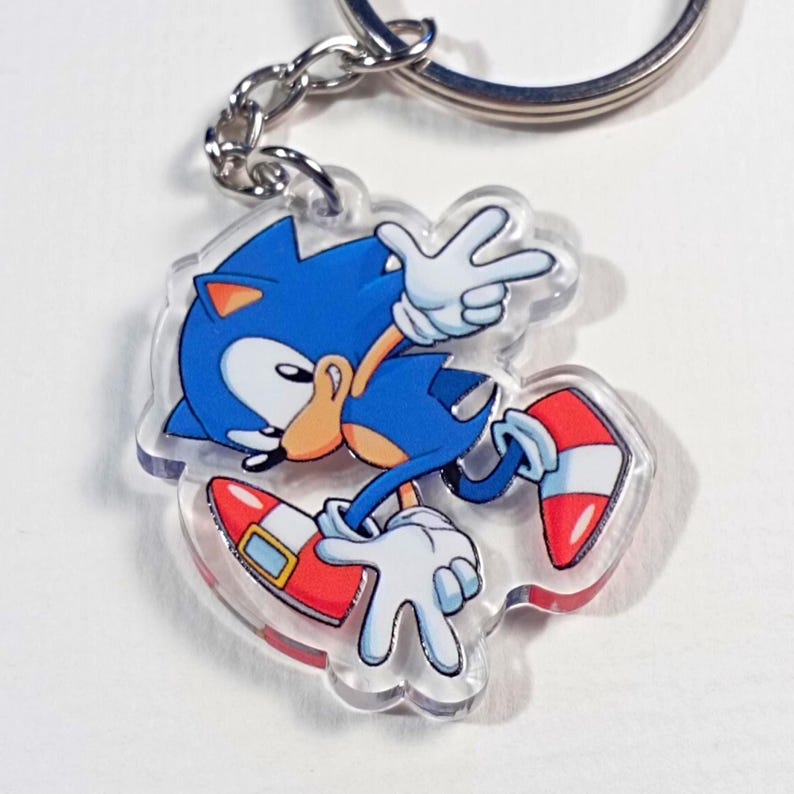 KEYCHAIN Sonic the Hedgehog, Miles Tails Prower, Knuckles the Echidna ...