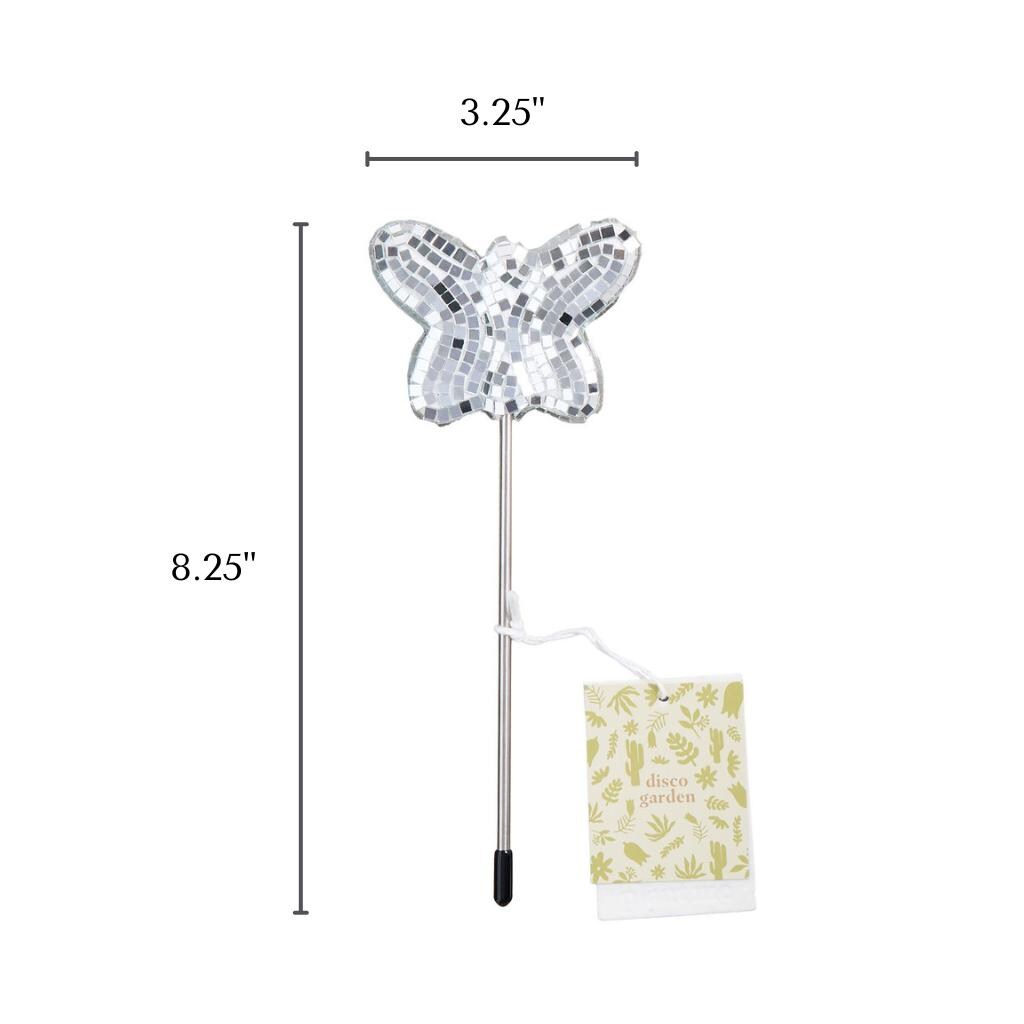 Disco Butterfly - Disco Ball Decorative Plant Stakes - Etsy