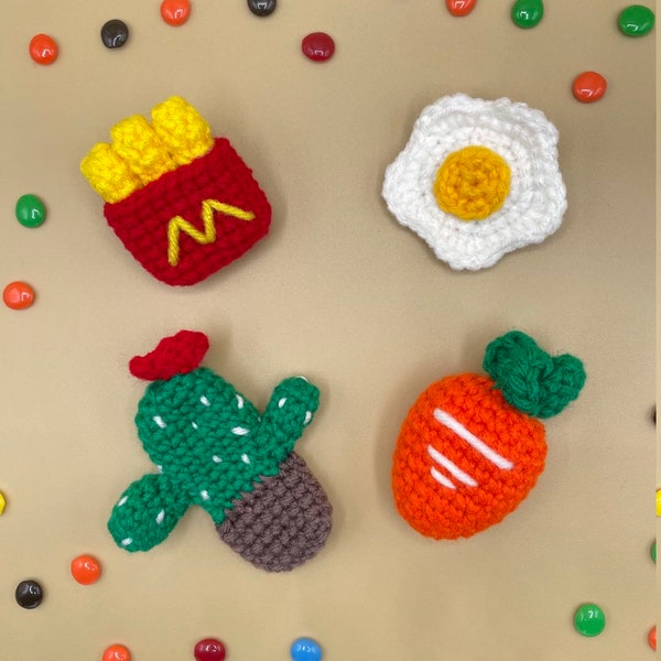 Crocheted Magnets - Etsy