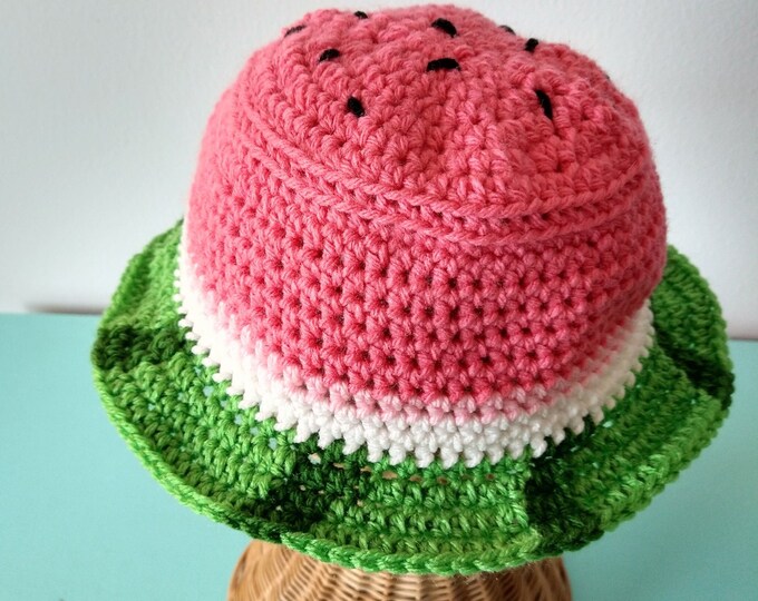 Watermelon Bucket Hat Watermelon Fruit Bucket Hat Fruit Foodie Bucket ...