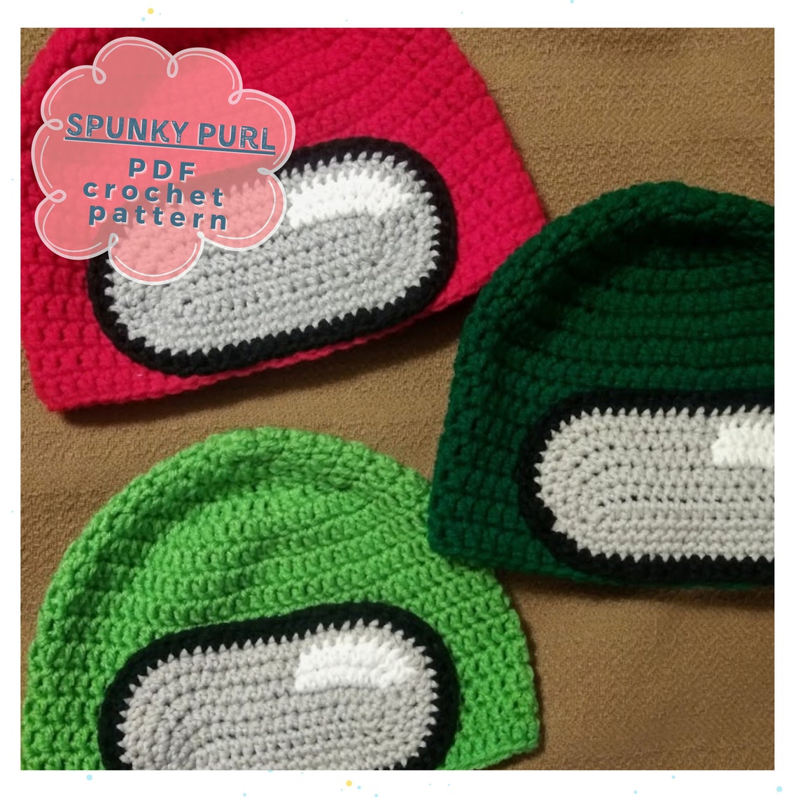 Imposter Hat Pattern Among Us Among Us Hat Gamer Hat - Etsy