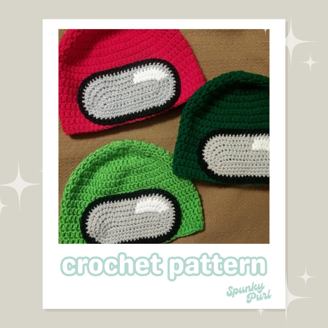 Imposter Hat Pattern - Among Us - Among Us Hat - Gamer Hat - Crochet ...