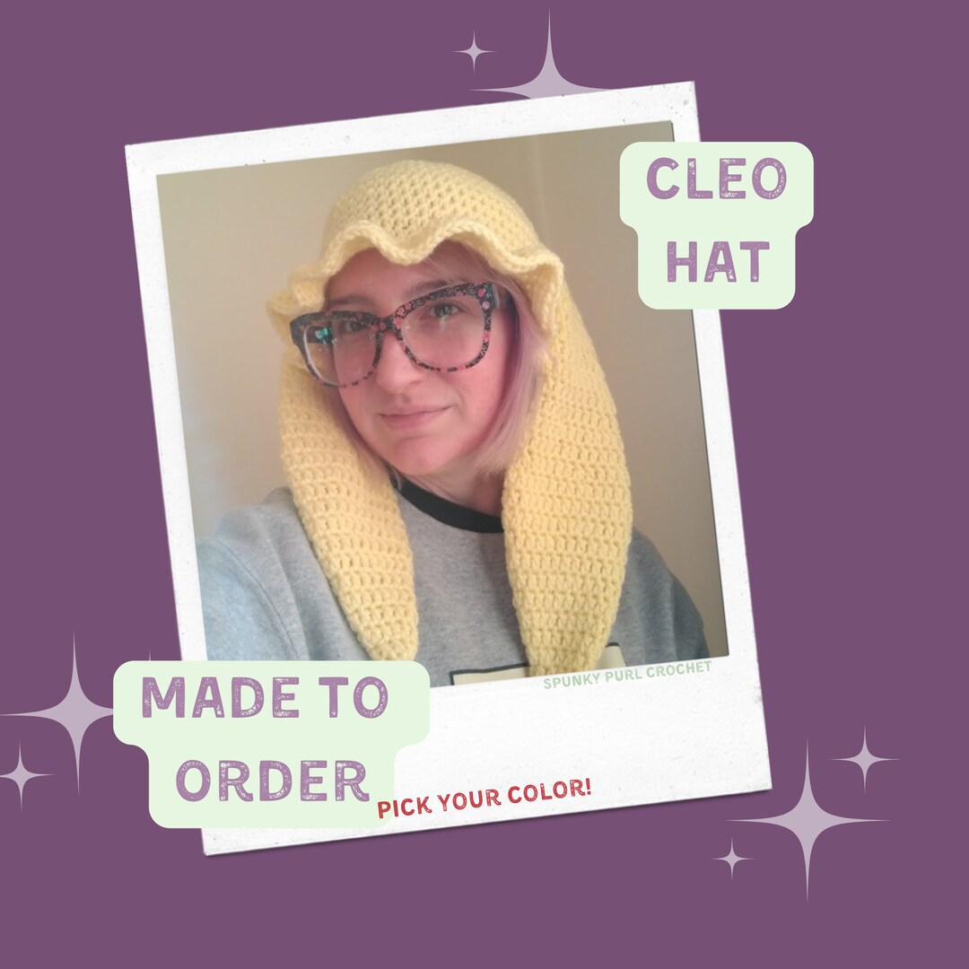Cleo Hat Made to Order Bunny Bucket Hat Rabbit Bunny Ears Spring Kawaii ...