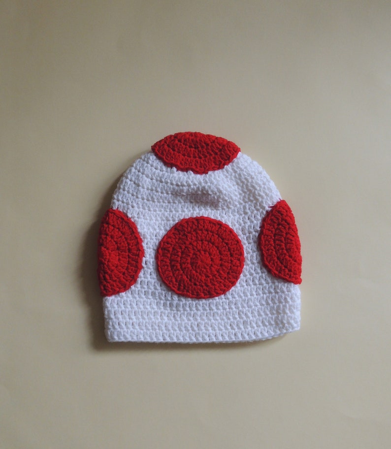 Toad Hat Pattern Crochet Pattern Mario Kart Super Mario - Etsy