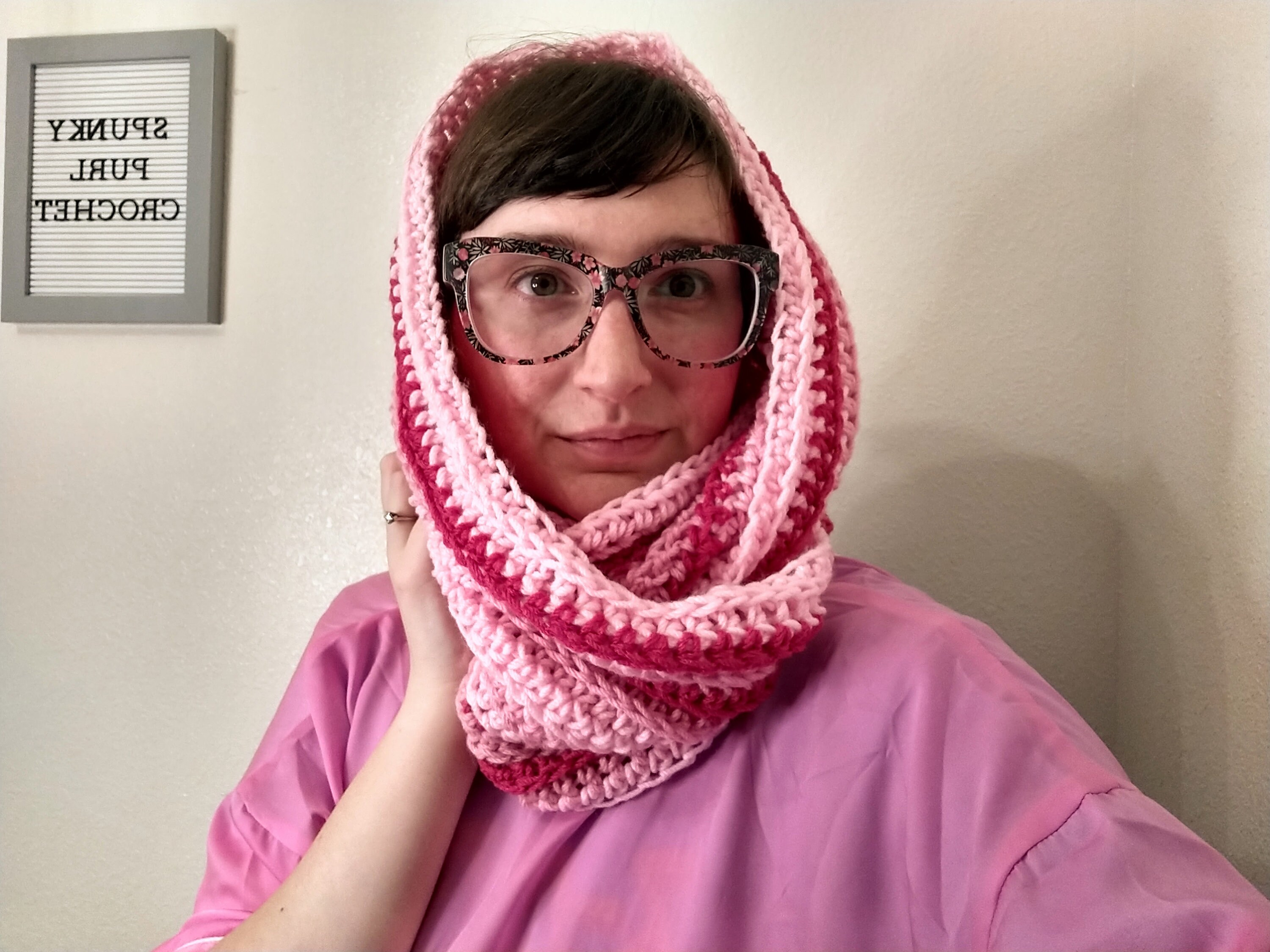 Enid Scarf Pattern Snood Infinity Scood Hood Enid - Etsy