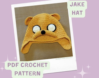 Jake the Dog Crochet Hat Pattern - Etsy