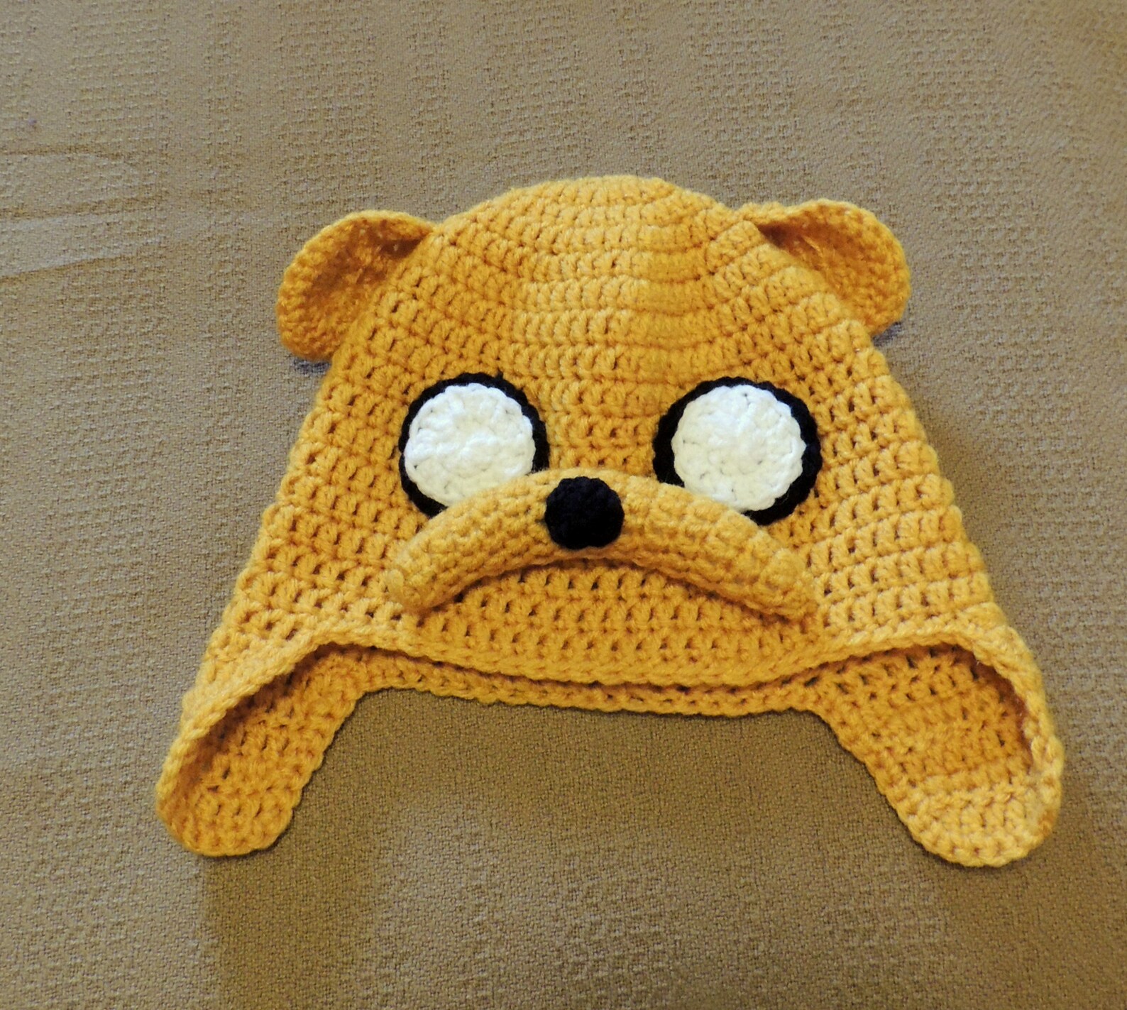 Jake Hat Pattern Adventure Time Jake the Dog TV Crochet - Etsy