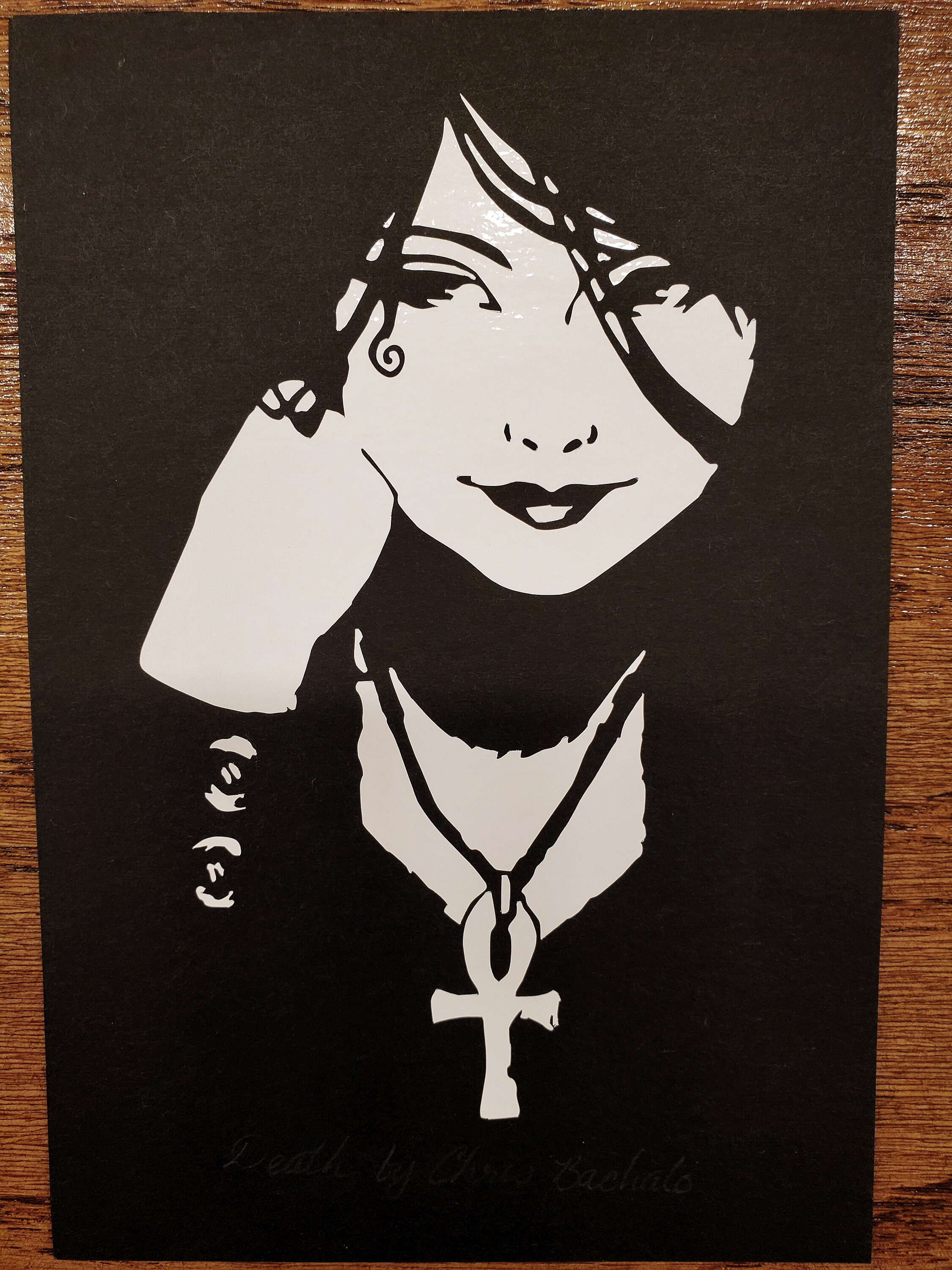 Death From Sandman White Vinyl Decal - Etsy