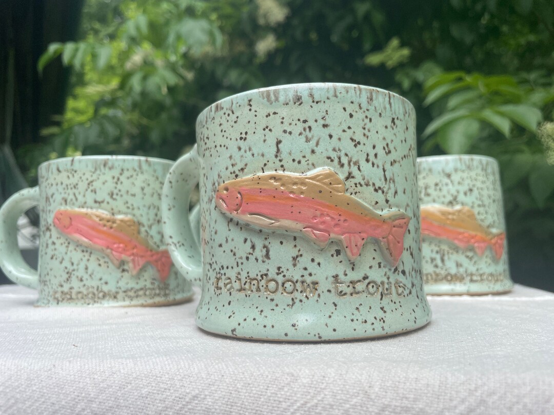 Rainbow Trout Mug - Etsy