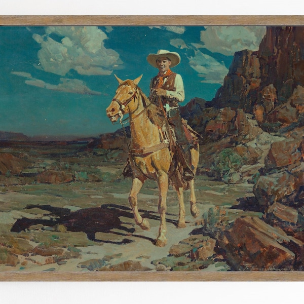 Western Oil Paintings on Canvas - Etsy