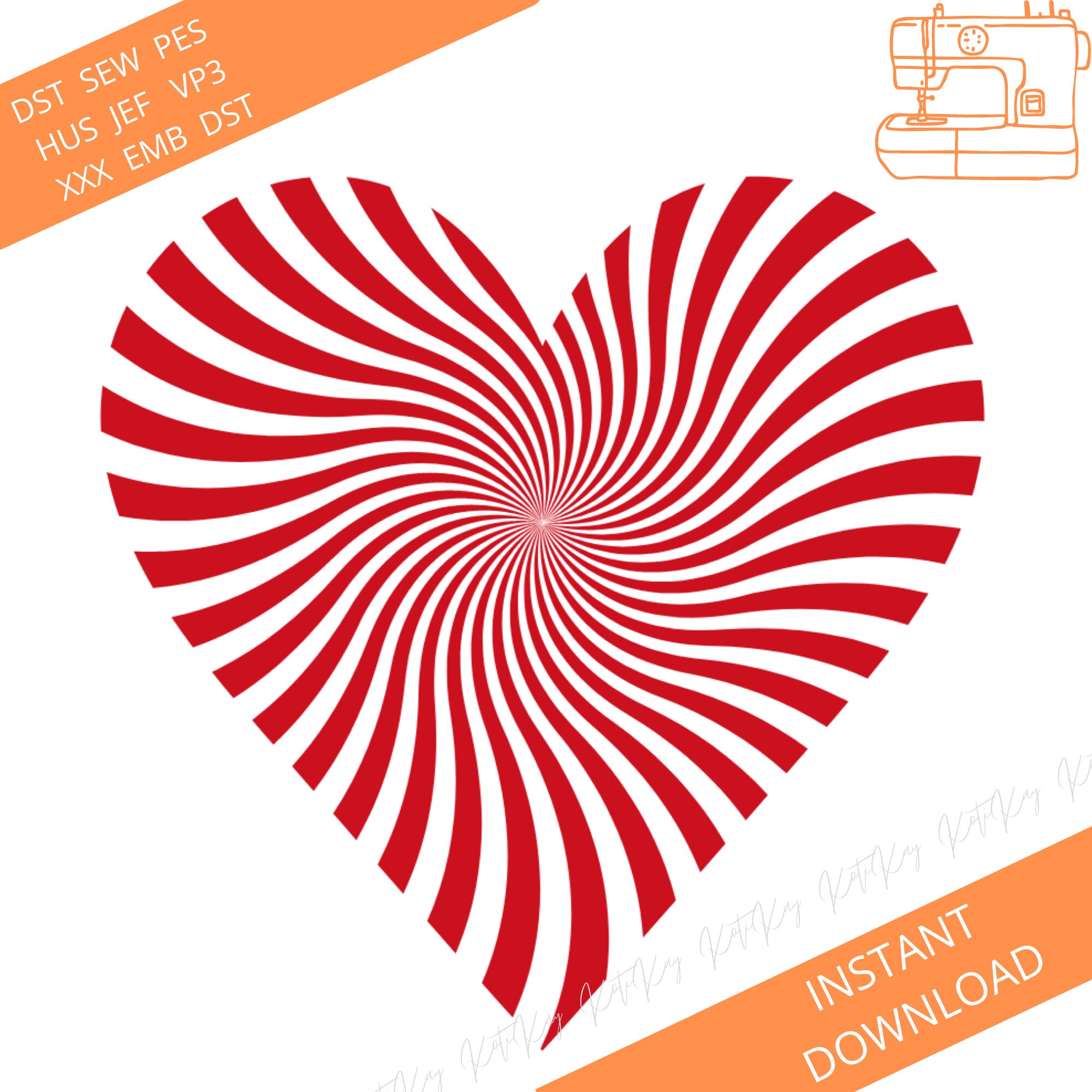 Heart Embroidery Design, Red Heart, Machine Embroidery, Heart Ornament ...