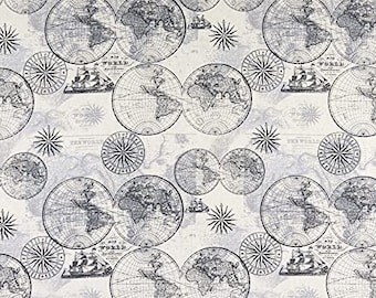 Topographic Map White View Fabric Topographic Map Seamless Pattern by ...