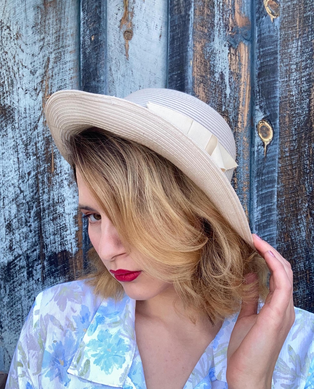 1960's Delicate Fair Sun Hat - Etsy