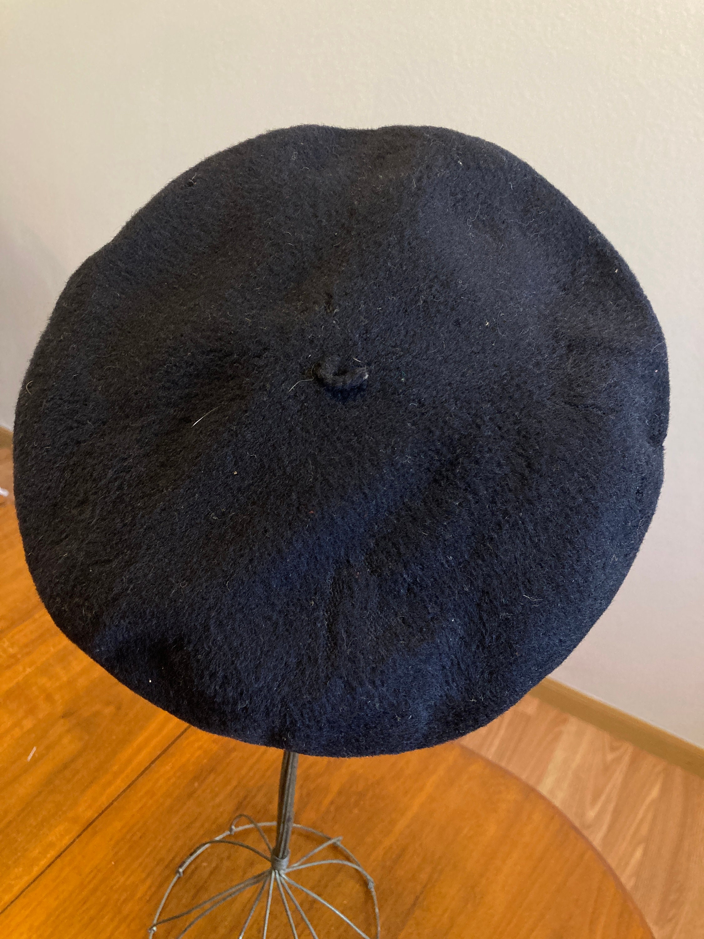 Vintage Blue Beret - Etsy