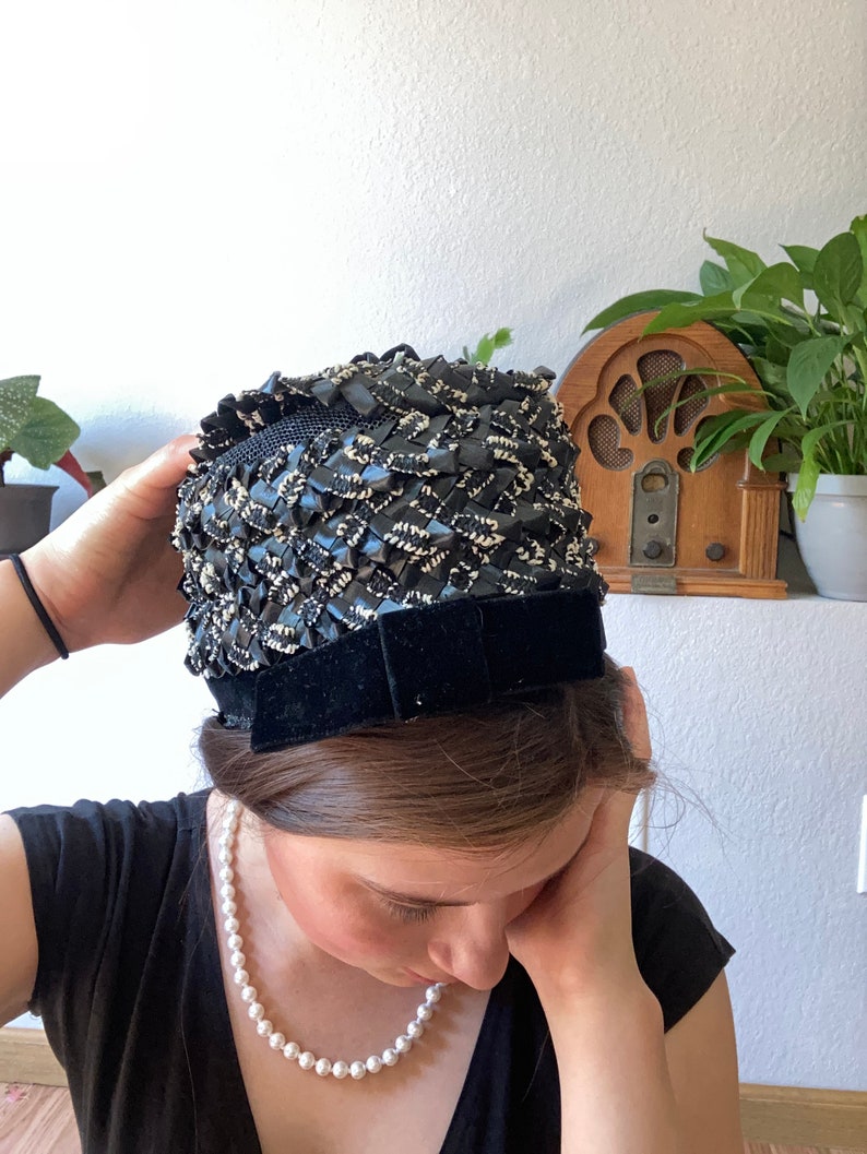 Braided 1960s Formal Hat - Etsy