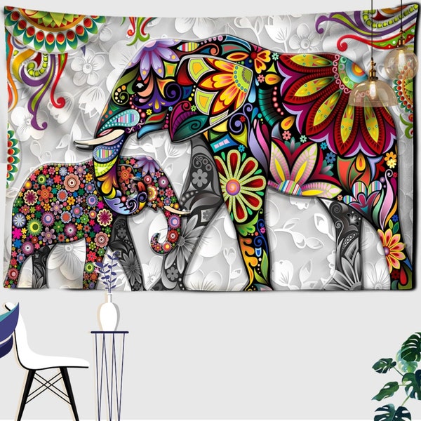 Elephant Tapestry - Etsy