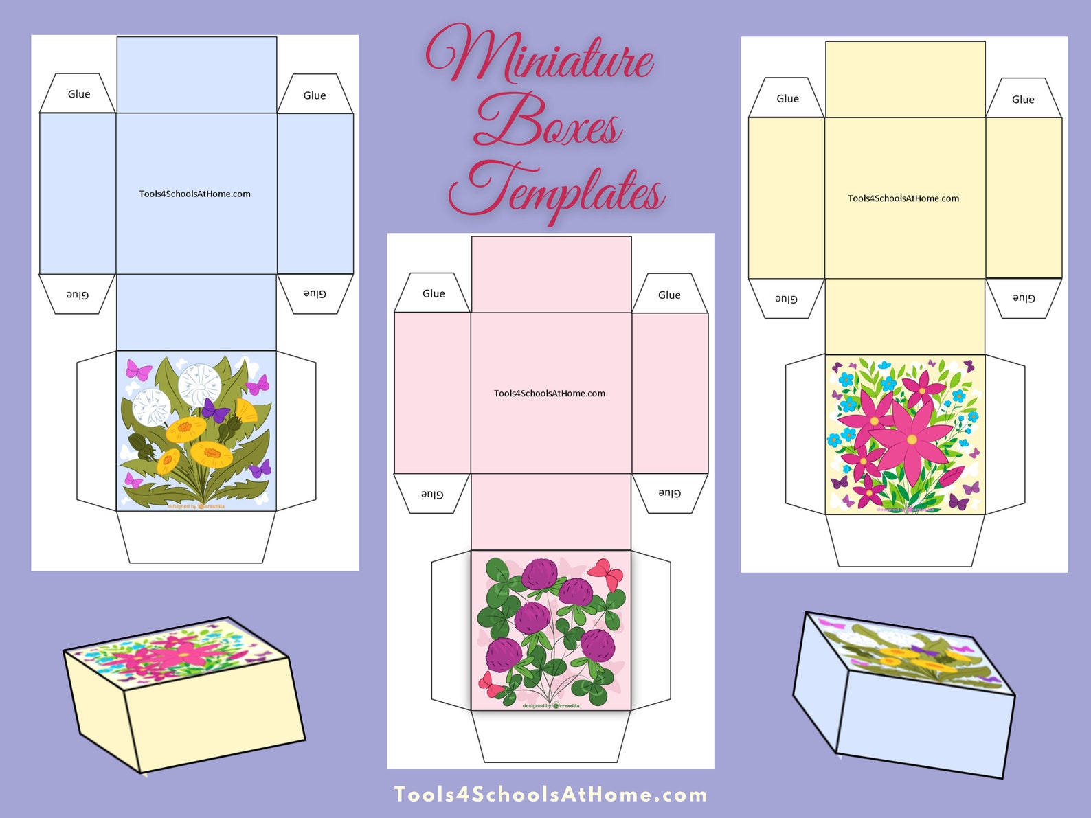 16 Printable Miniature Gift Boxes - Etsy