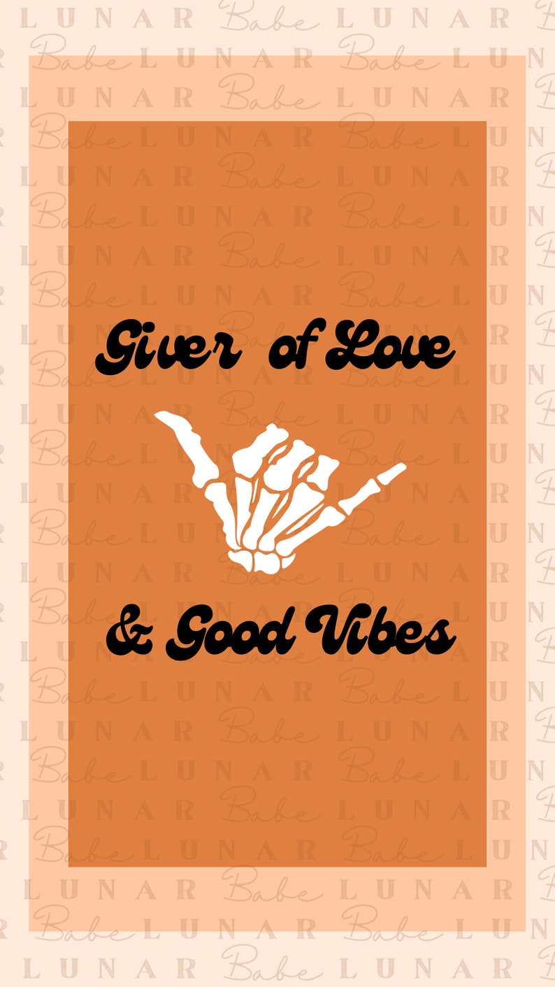 Good Vibes Phone Wallpaper- Aesthetic Phone Screen Saver- Instant ...