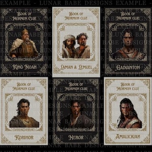 Book of Mormon Clue Game | Printable LDS Youth Activity | Seminary ...