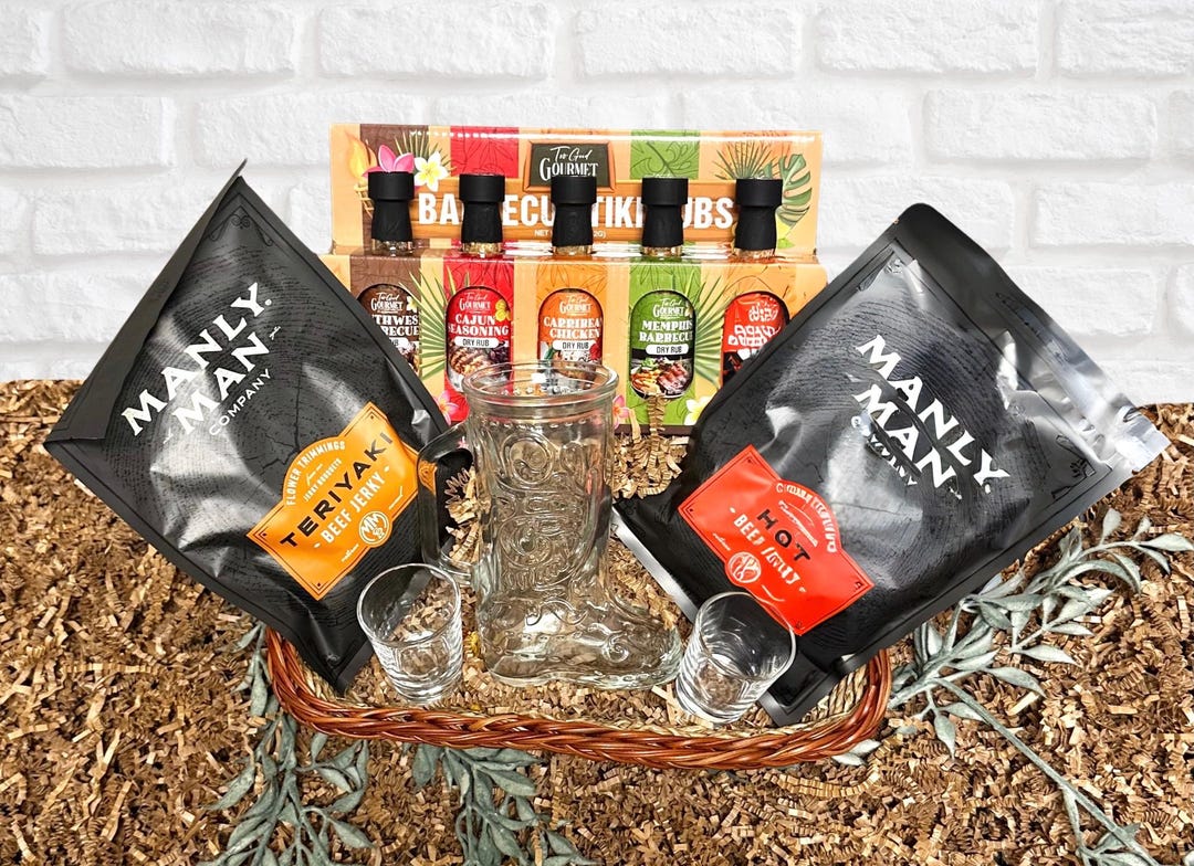 The Guy Basket Gourmet Gift Basket Gifts That Make A Difference Dude ...