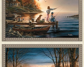 Terry Redlin Quilt Panel - Etsy