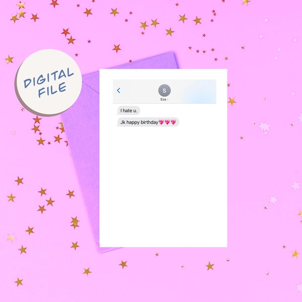 Sza Birthday Card - Etsy