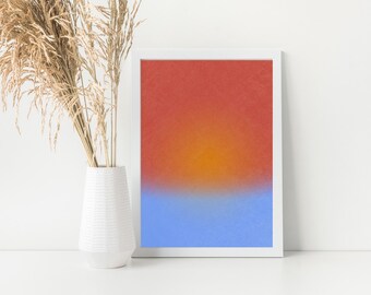 Tri Color Abstract Set Printable Wall Art- DIGITAL DOWNLOAD - Etsy