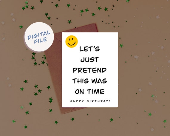 Digital Funny Birthday Card - Etsy