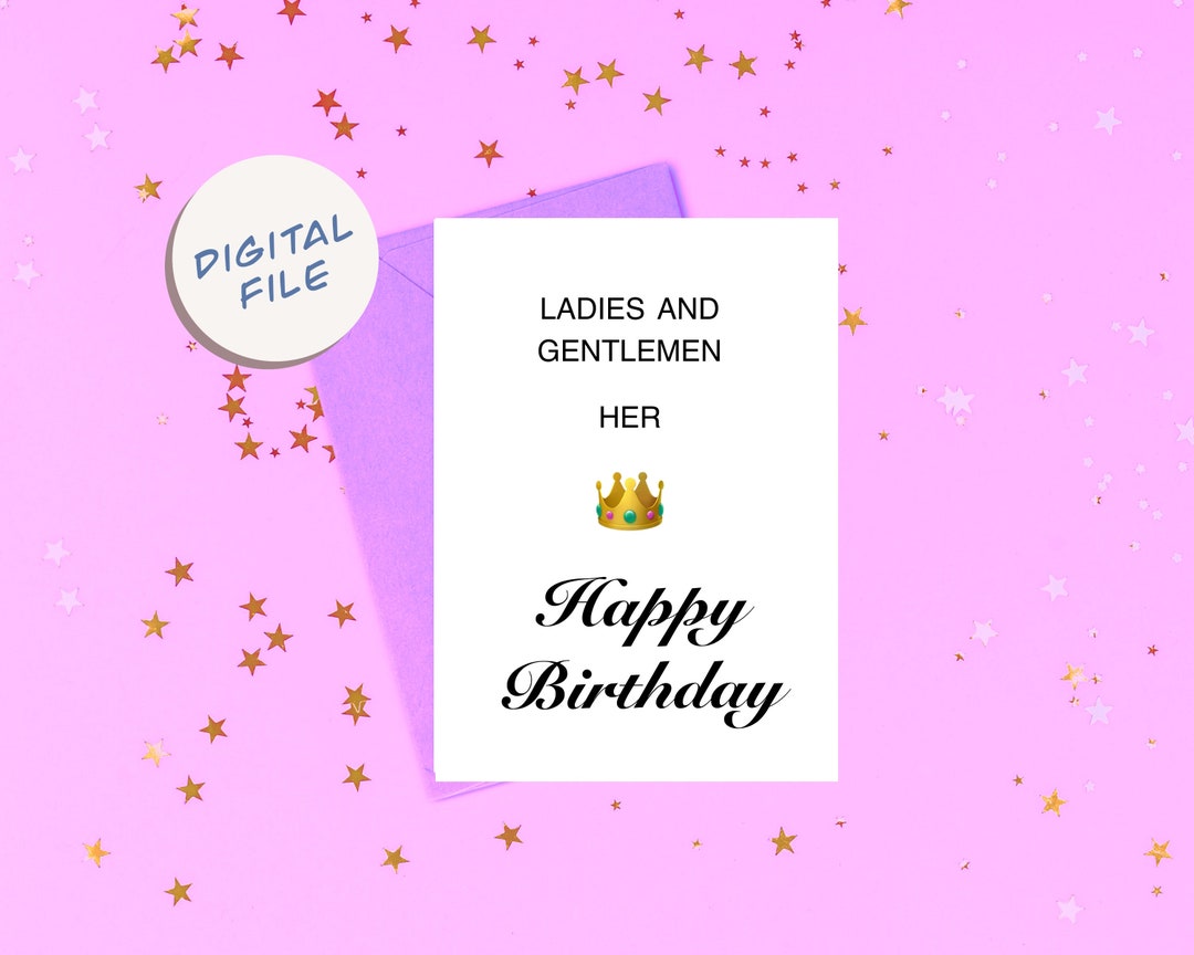 Digital Funny Tiktok Birthday Card - Etsy