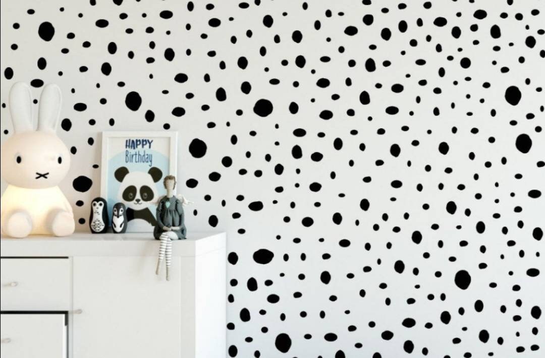 X 2000 Dalmatians Spots Vinyl Wall Decal Sticker Polka Dot | Etsy