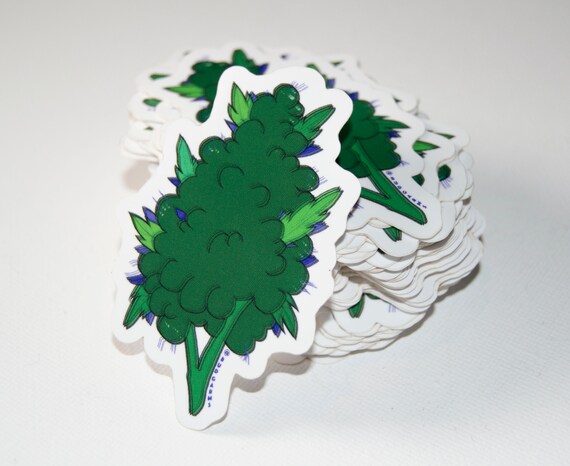 Weed Sticker buzzed Effect | Etsy