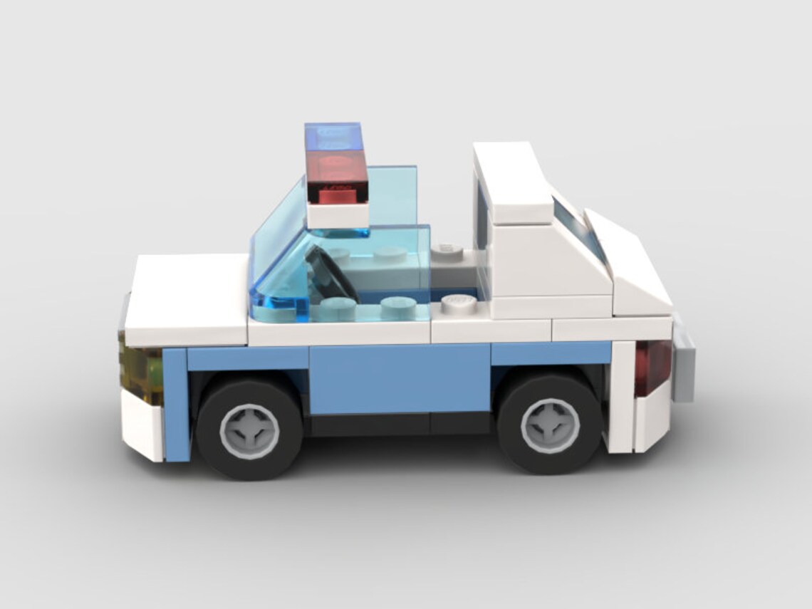 Lego Police Car Instructions Only. - Etsy