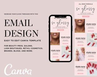 Email Template Beauty, Fashion, Hair Salon, Fashion Boutique, Email ...