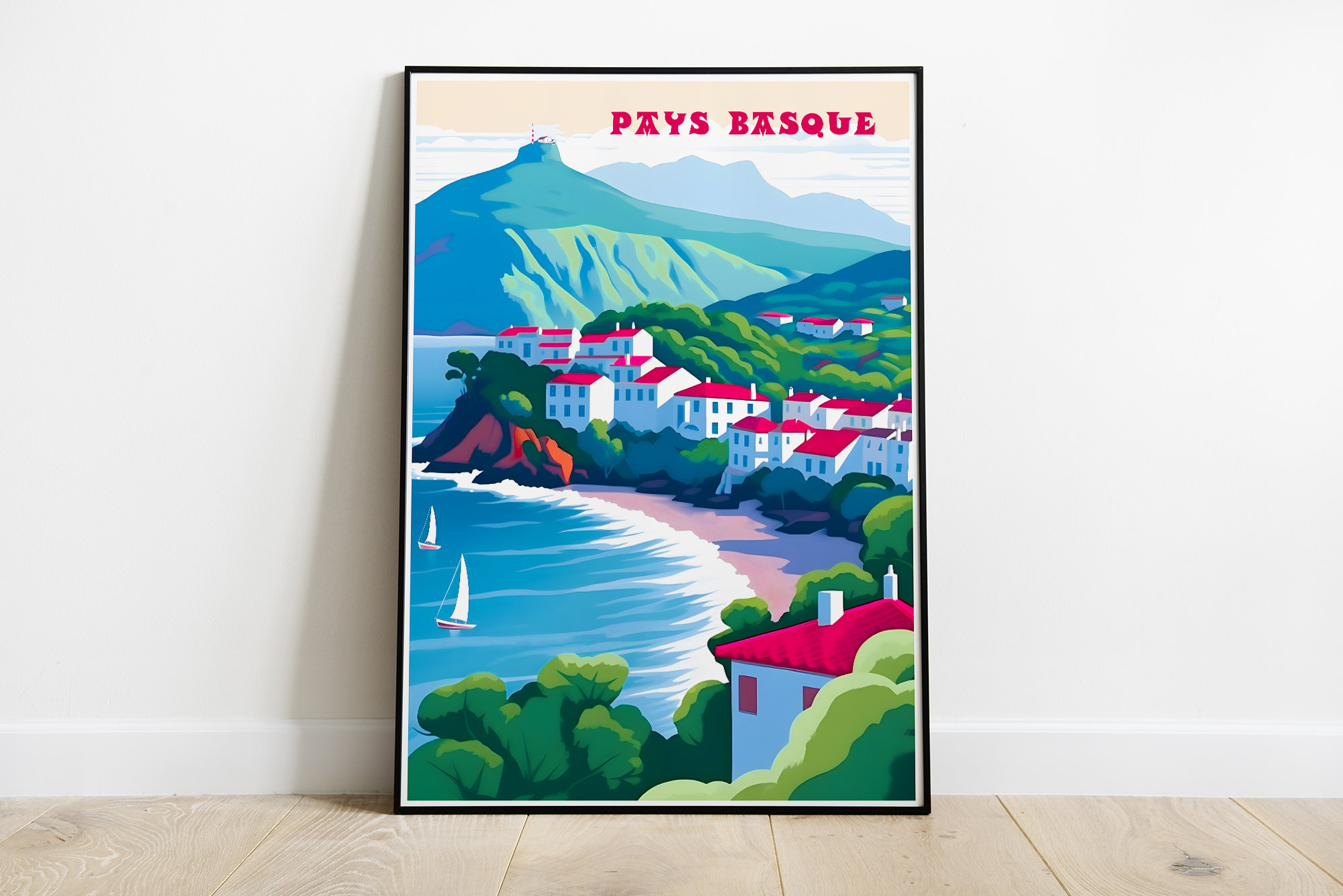 Basque Country Poster / Vintage Poster / Wall Art / Deco / Art - Etsy UK