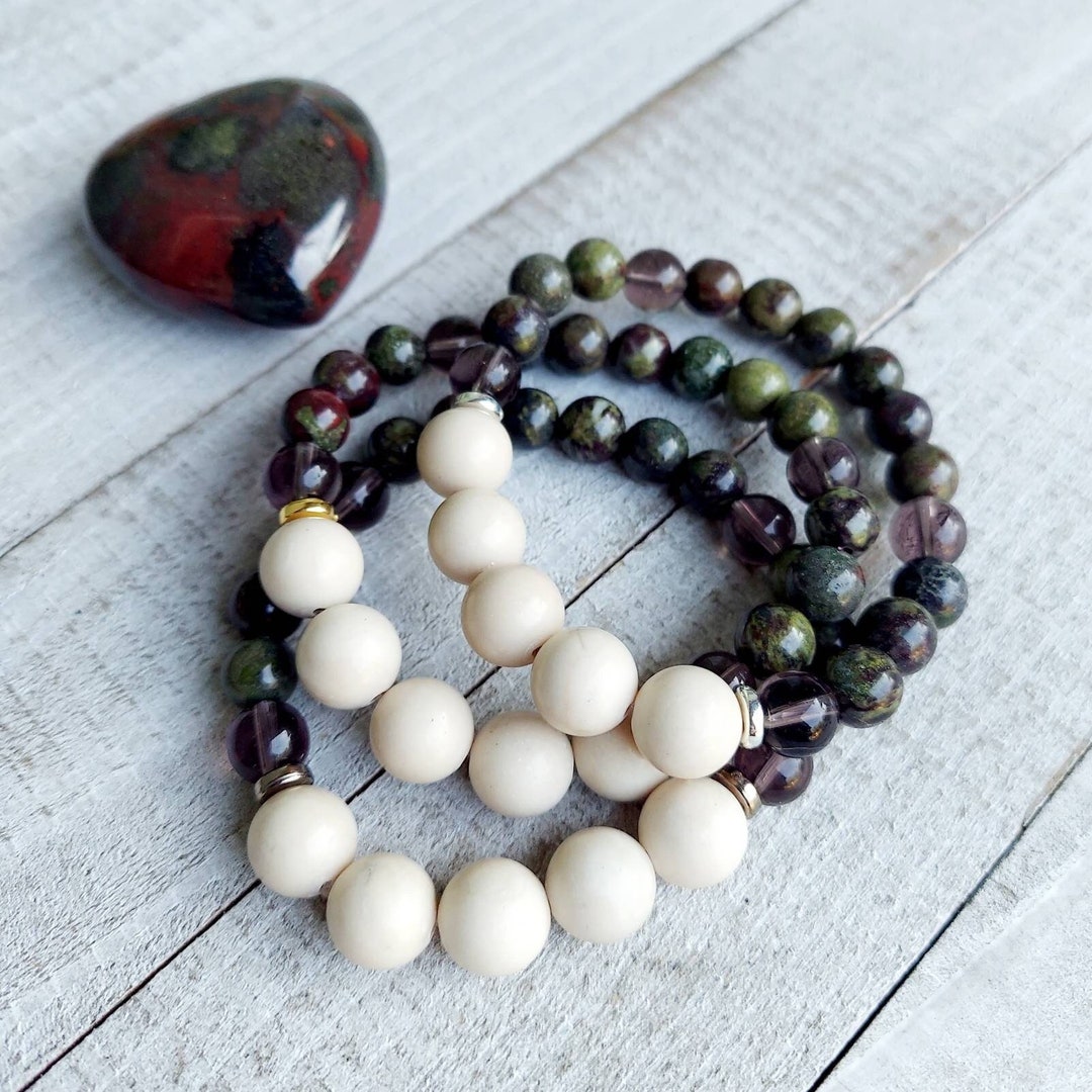 RIVERSTONE Bracelet, Gemstone Bracelet, Luck Bracelet, Earthy Bracelet ...