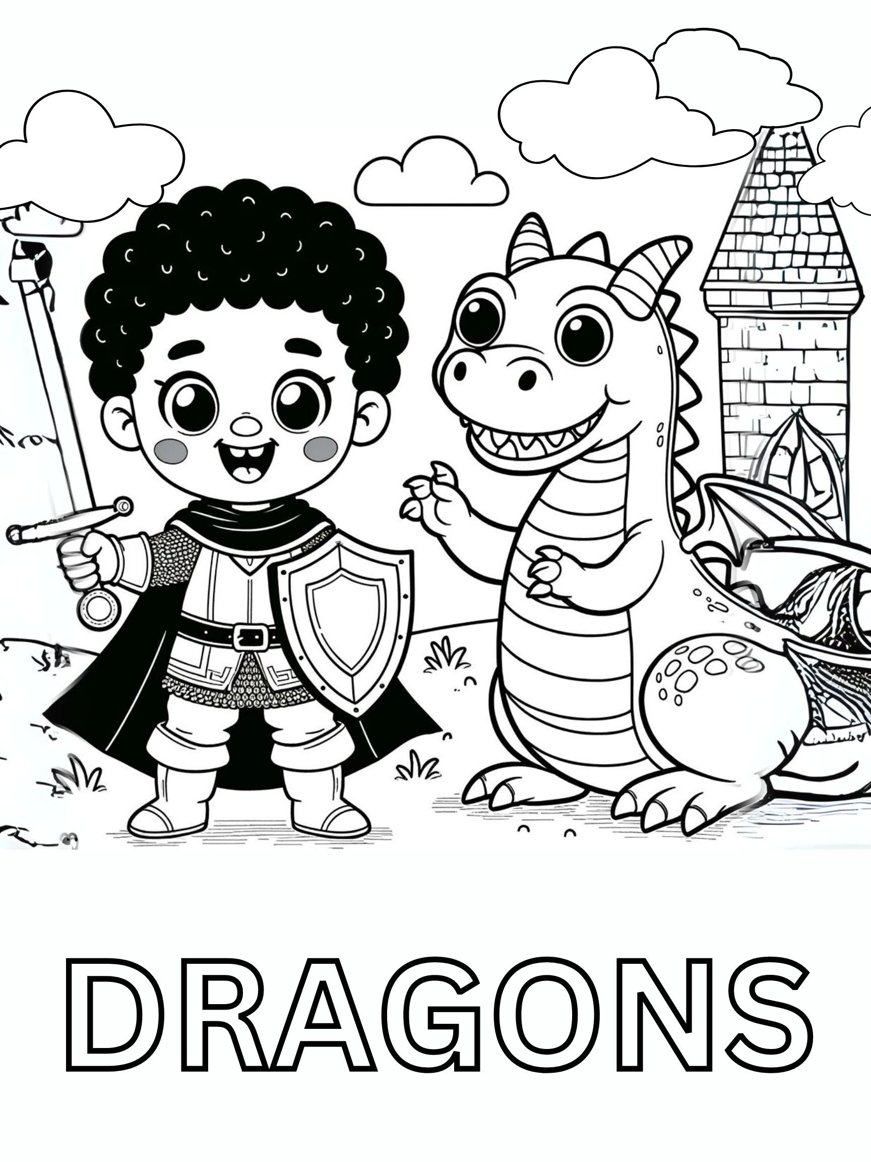 Coloring Page Instant Download Learn English With Coloring - Etsy