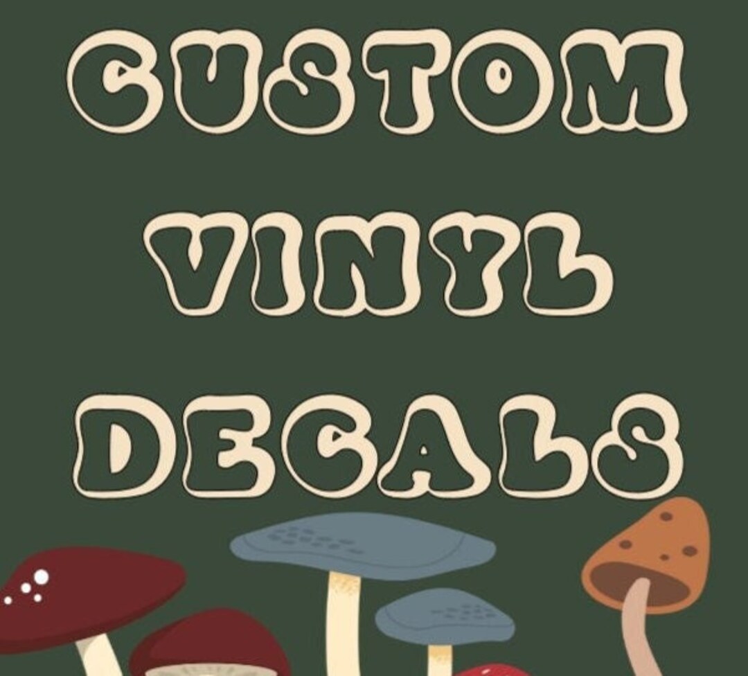 Custom Personalize Vinyl Decal Sticker - Custom Decal / Decal / Decals ...