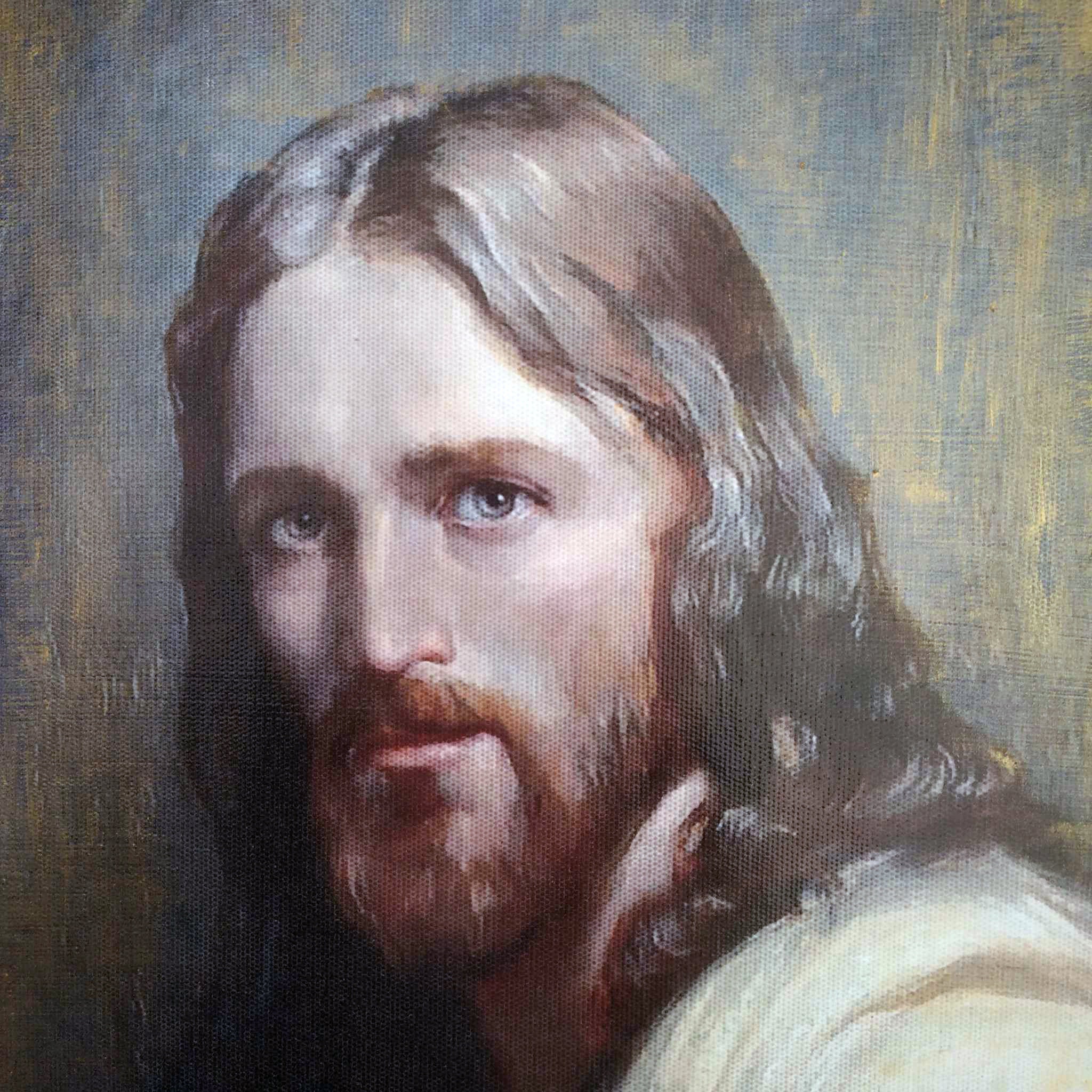 Jesus Christ Portrait, Jesus Face on Handcrafted Wood Art 8''x10''in ...